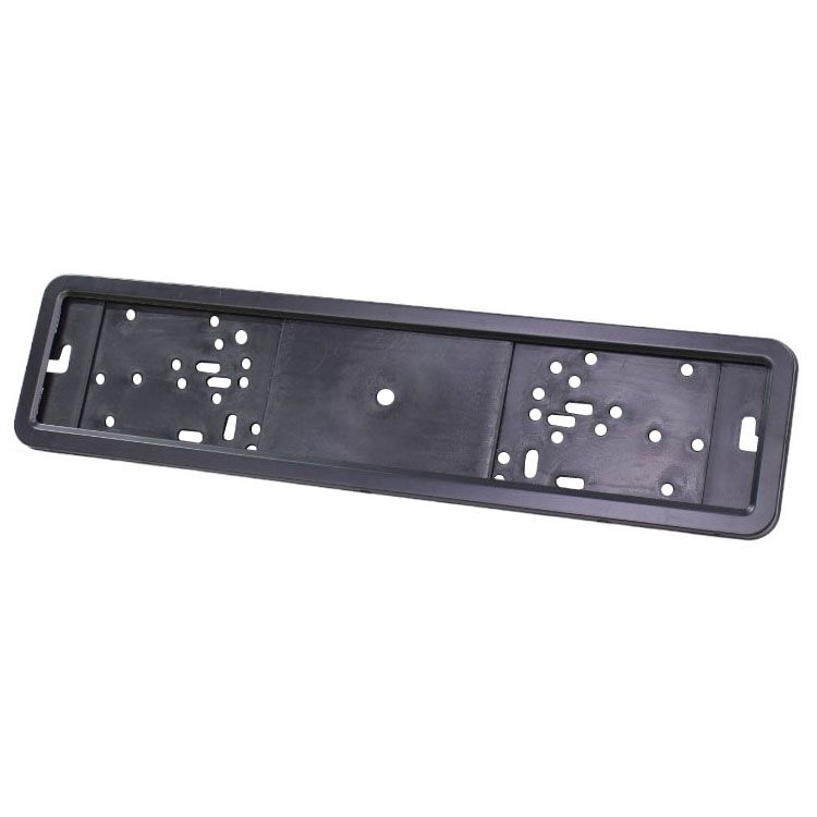 Universal Sleek Long Car Number Plate Frame Holder - Black | Shop Today ...