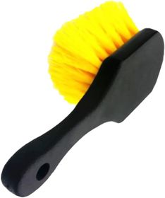 Tire Cleaning Brush Short Handle Coarse Silk Safe for Car Wheels Anti ...