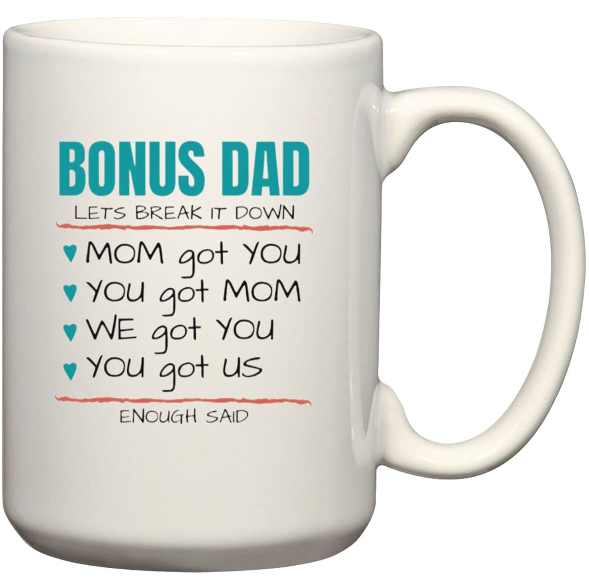 Bonus Dad Lets Break It Down Stepdad Gift Coffee Mug | Shop Today. Get ...