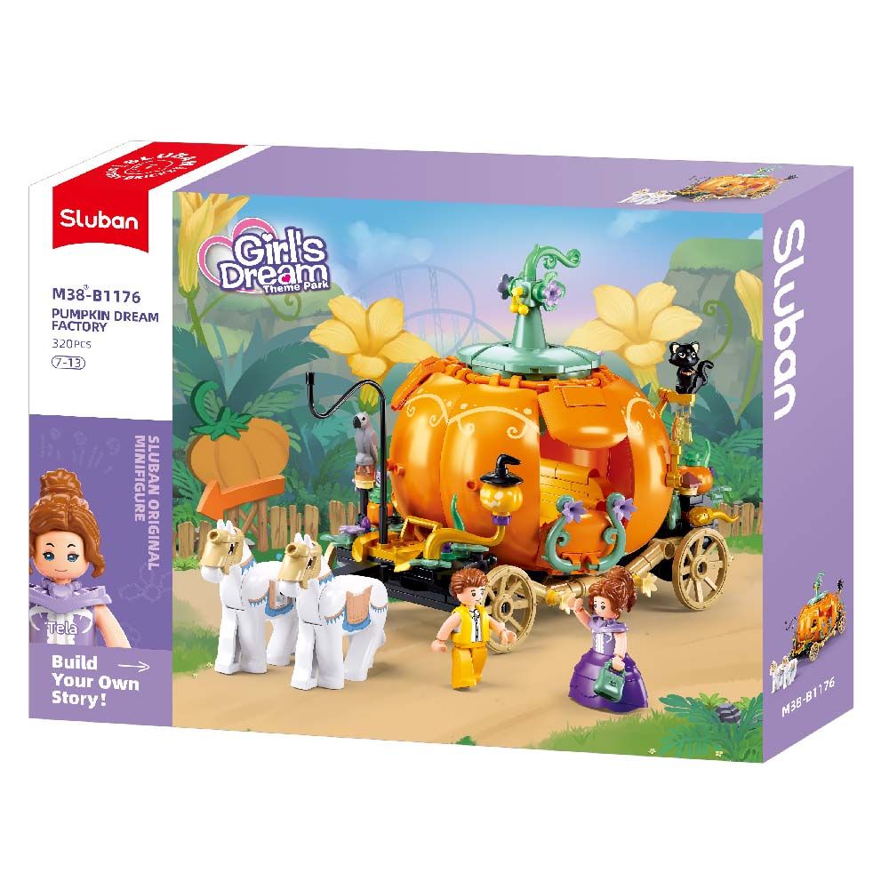 Sluban Building Set: Girls Dream - Pumpkin Carriage - 320 Piece | Shop ...