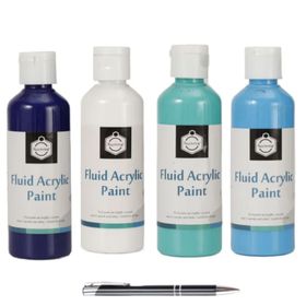 Pouring/Fluid Acrylic Paint with Added Pen | Shop Today. Get it ...