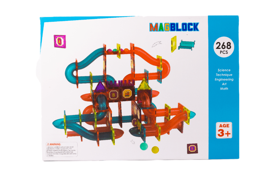 Magblock - Magnetic Tiles & Blocks 268 Piece Set | Shop Today. Get it ...