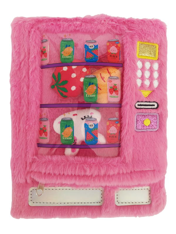 Claw Machine with removable Claw Toys Fluffy Notebook - A5 | Shop Today ...
