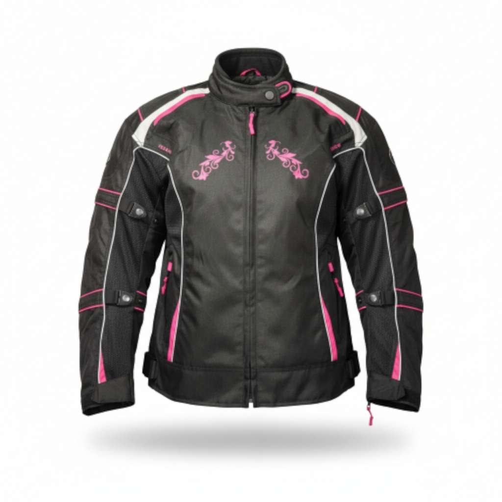 Yes Bike Textile Motorcycle Riding Ladies Jacket Pink | Shop Today. Get ...