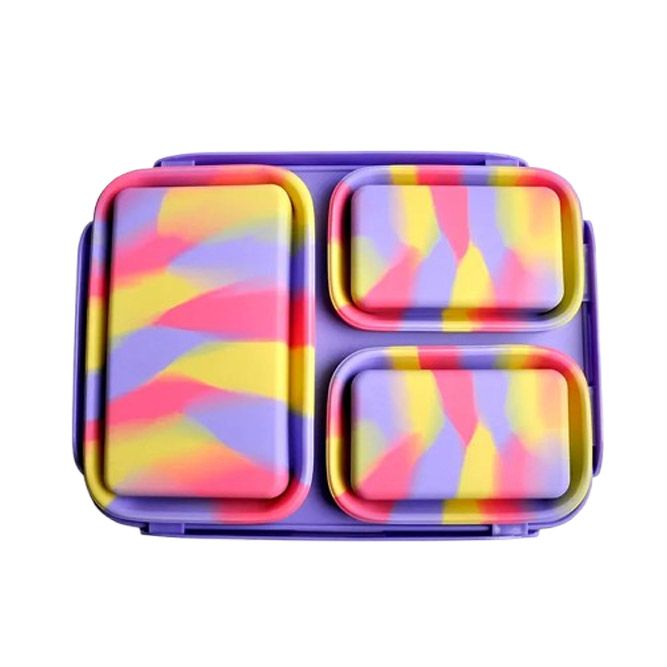 3 Compartment Collapsible Silicone Bento Box | Shop Today. Get it ...