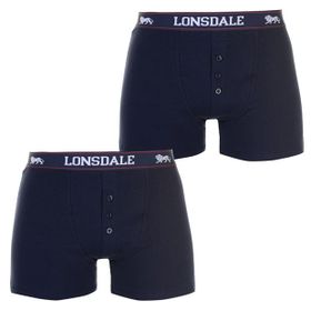 Lonsdale Mens 2 Pack Boxers - Navy (Parallel Import) | Shop Today. Get ...