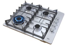 Univa Built-in 4 Burner S/Steel Gas Hob with Battery Ignition - UGH641S ...