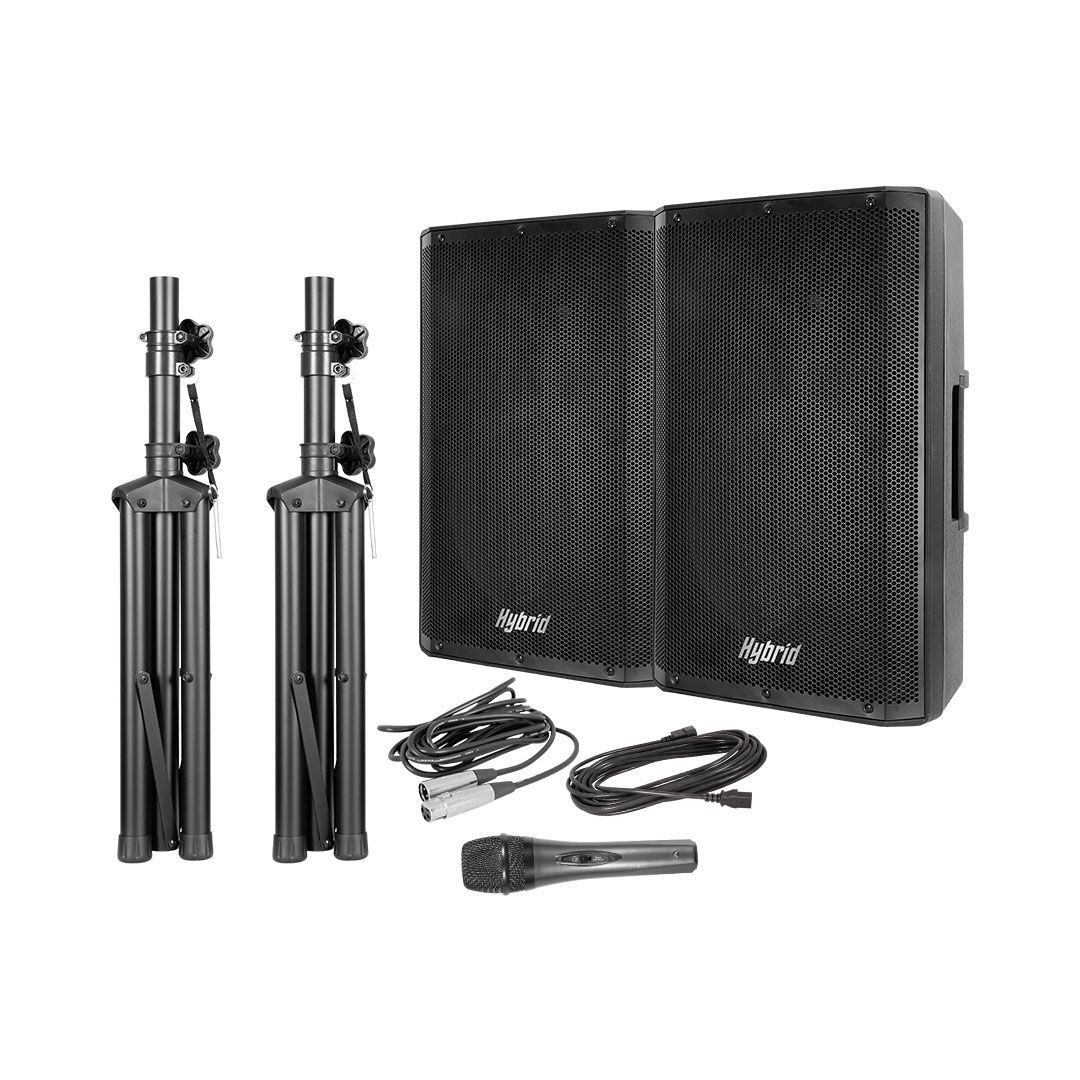 Hybrid Partybox15-DSP - 2-Way 15 Inch Active PA Speaker Combo System ...