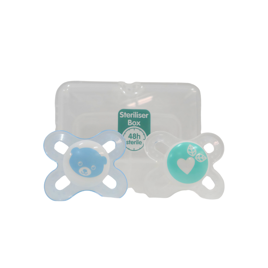 Premium Baby Pacifier 2 Pack With Sterilizing Box | Shop Today. Get it ...