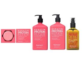Beamarry Keratin Protein Repair Set with Shampoo Bar and Hair Serum ...