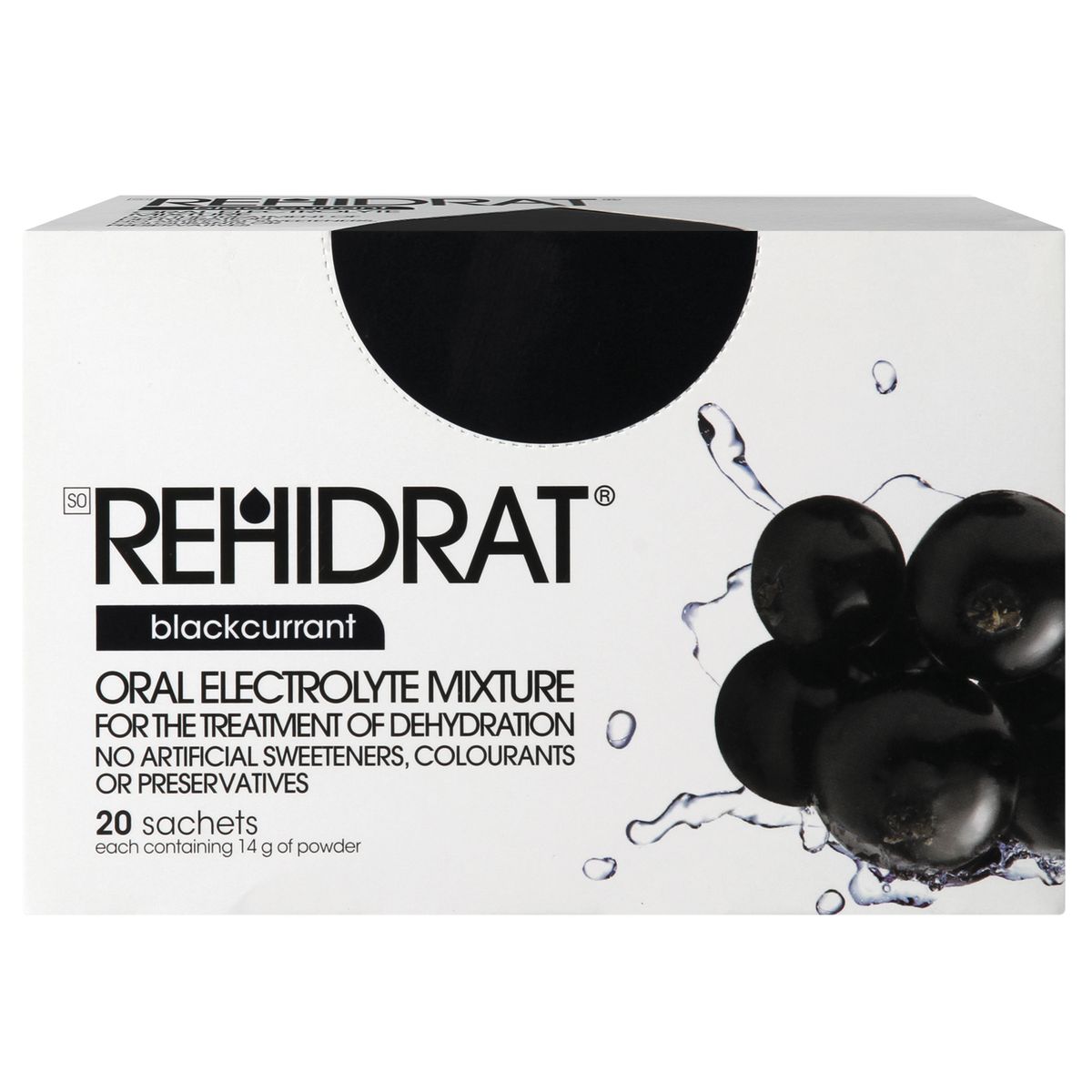 REHIDRAT - Oral Electrolyte Mixture Blackcurrant 14g x 20 sachets | Buy ...