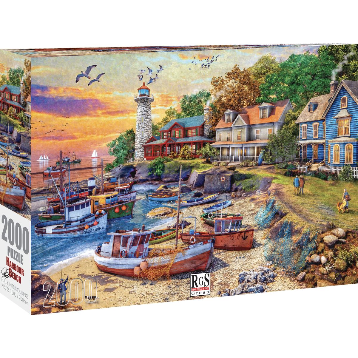 RGS Group Harbour Beach Jigsaw Puzzle - 2000 Piece | Shop Today. Get it ...