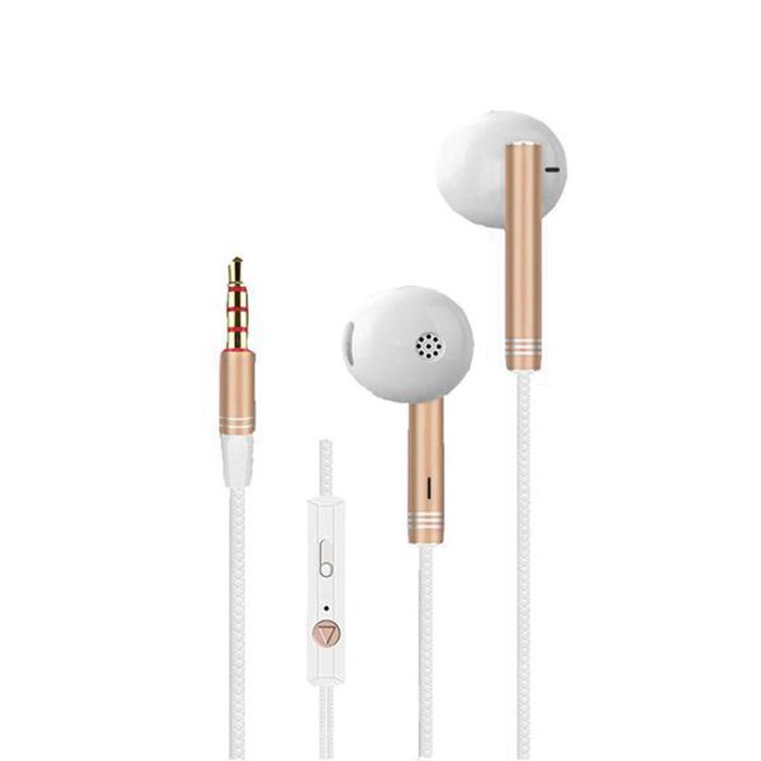 KIN K98 Metal Shell Bass Earphone with Mic - Gold | Shop Today. Get it ...