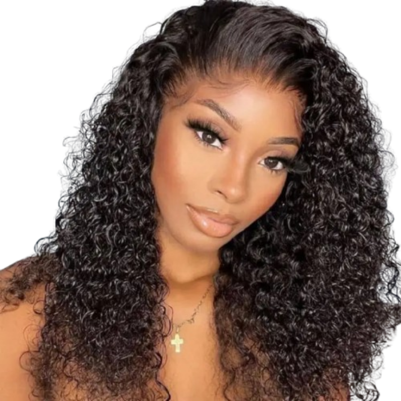 VSP Glueless Water Curly Wig 18inch-13x4 Lace Frontal Wig Brazilian ...