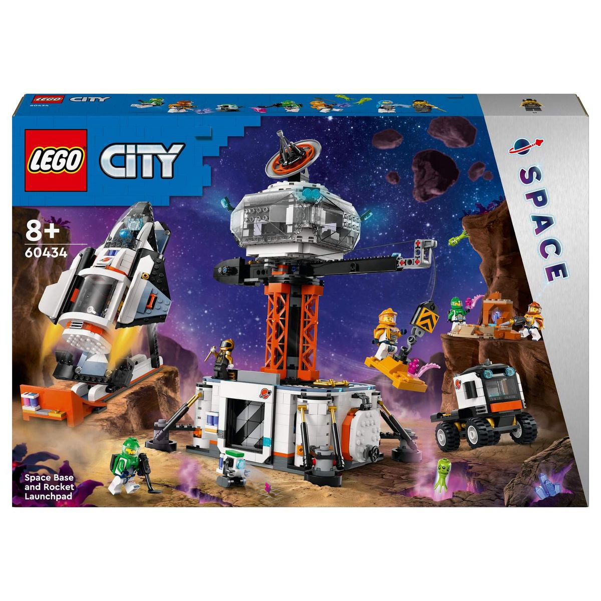 LEGO® City Space Base and Rocket Launchpad 60434 Building Toy Set ...
