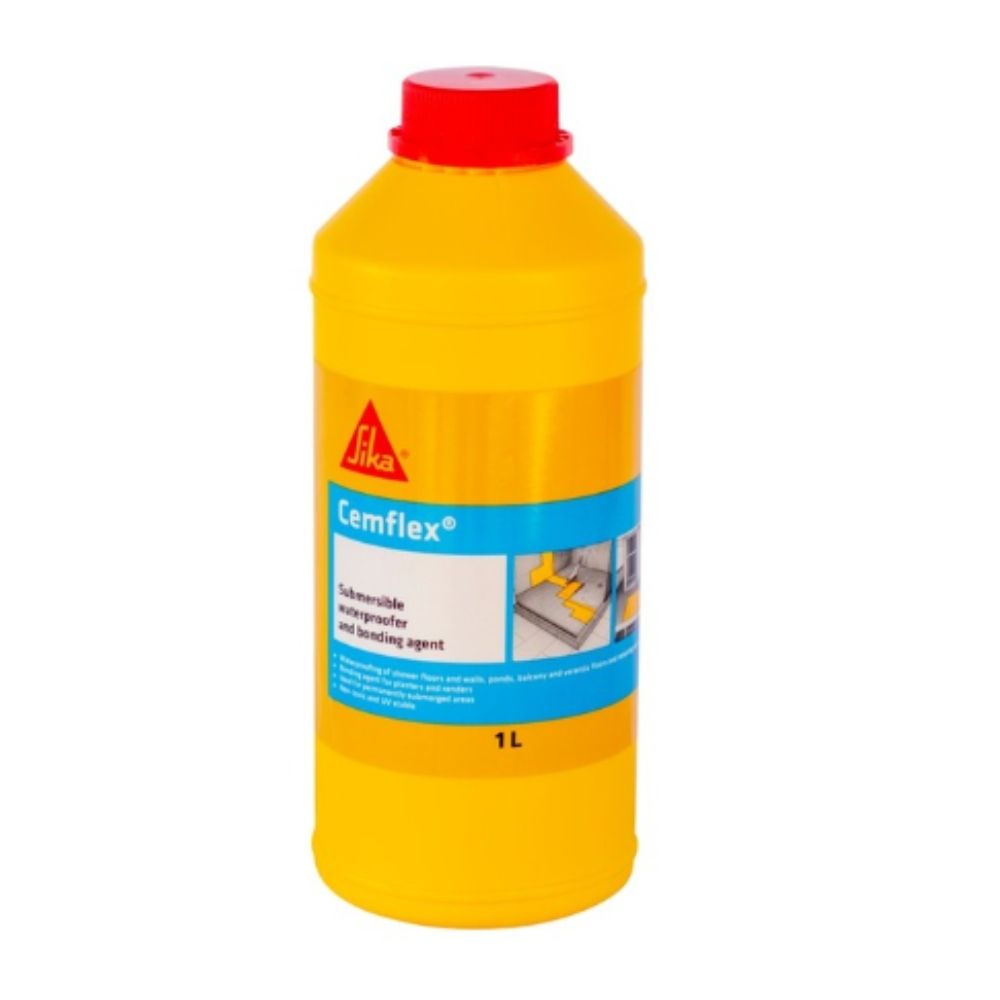 Sika - Cemflex - Submersible Waterproofer & Bonding Agent -1L | Shop ...