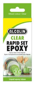 Alcolin Rapid Set Clear Epoxy 2 x 20g - Clear | Shop Today. Get it ...