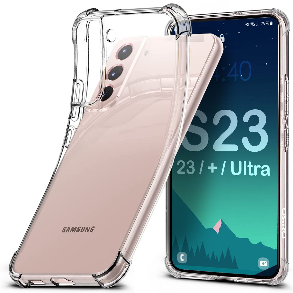 ORRO Samsung S23 Series S23/+/Ultra Shockproof Clear Case - Flexible ...