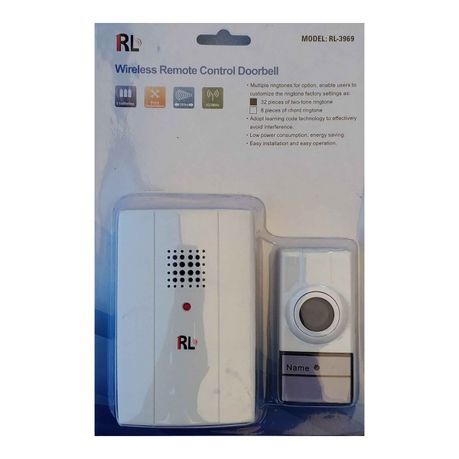 Wireless Remote Control Doorbell RL Wireless Remote Control Doorbell