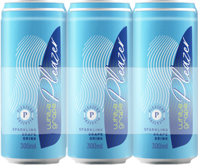 Pleazer Sparkling White Grape Drink - 300ml Can - 6 Pack | Shop Today ...