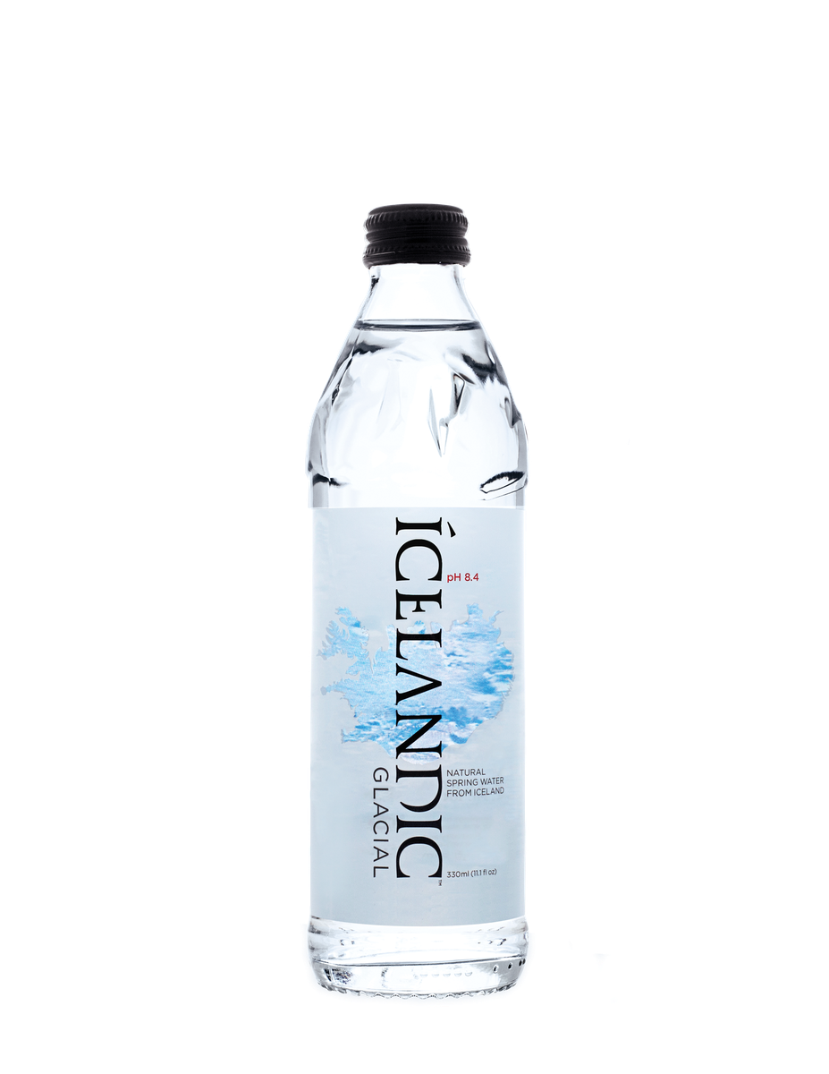 Icelandic Glacial Still Spring Water, 330 ml Glass Bottles (24-Pack ...