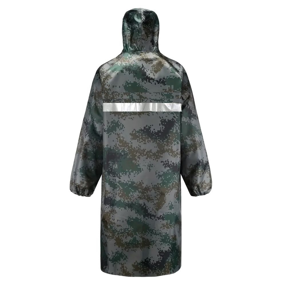 Camping Lightweight Wind & Waterproof Small Camouflage Raincoat - 110cm ...