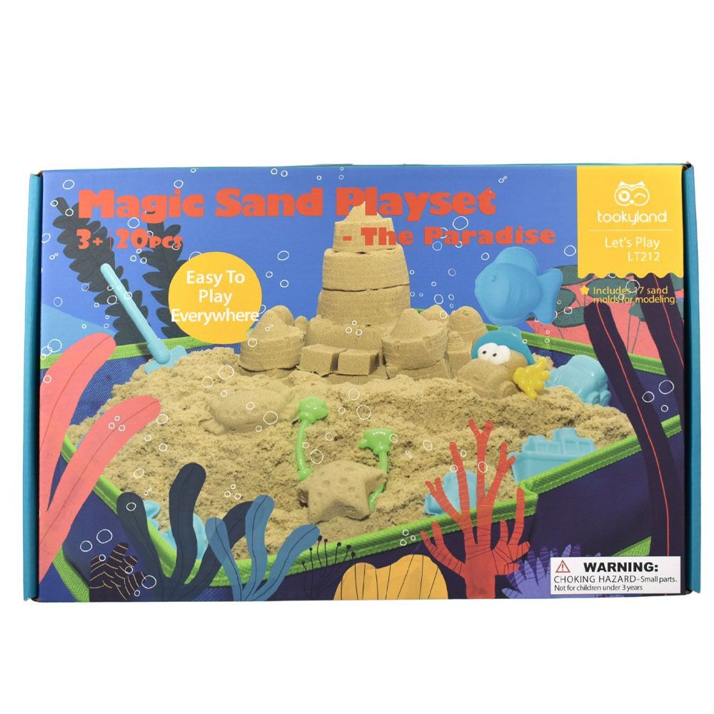 TookyToy Foldable Sand Box, Accessories & Magic Star Sand | Shop Today ...