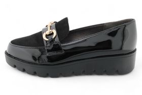 TTP Women Platform Round Toe Loafers with Link Decor HT2422-5 | Shop ...