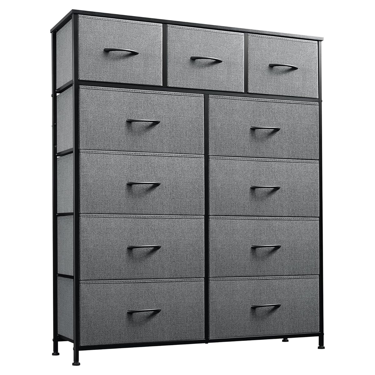 11-Tier Fabric Storage Cabinet - Dark Grey, Heavy-Duty & Durable | Shop ...