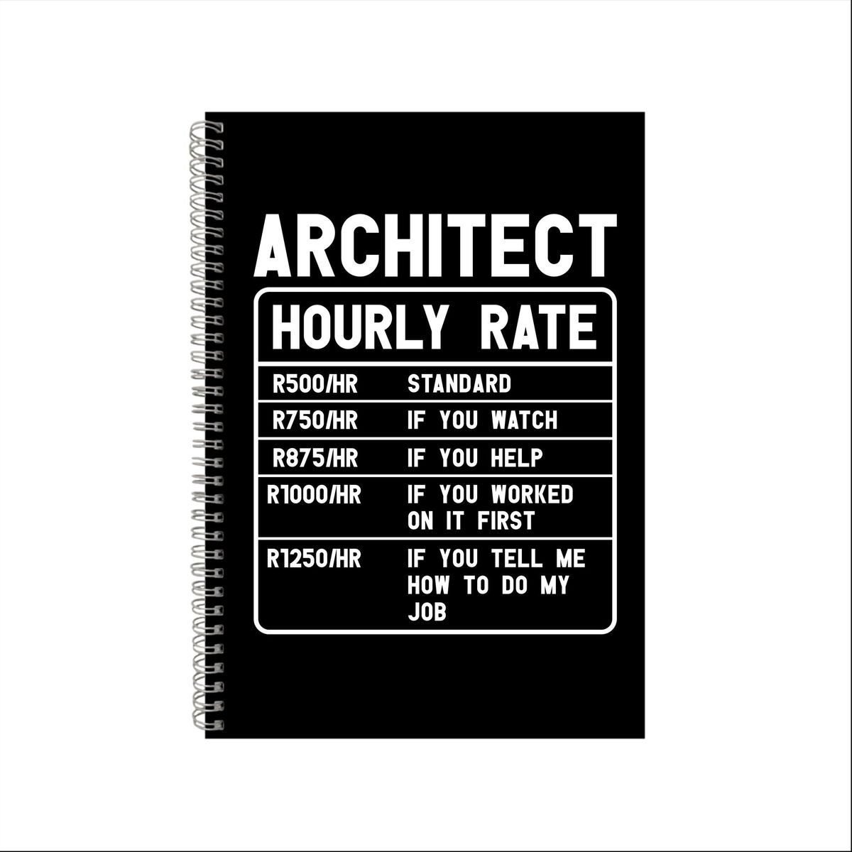 Architect Notebook, Architecture Gift Idea A4 Notepad 06 | Shop Today ...
