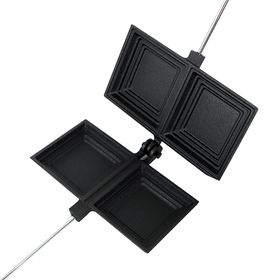 Campground Cast Iron Double Jaffle Maker | Shop Today. Get it Tomorrow ...