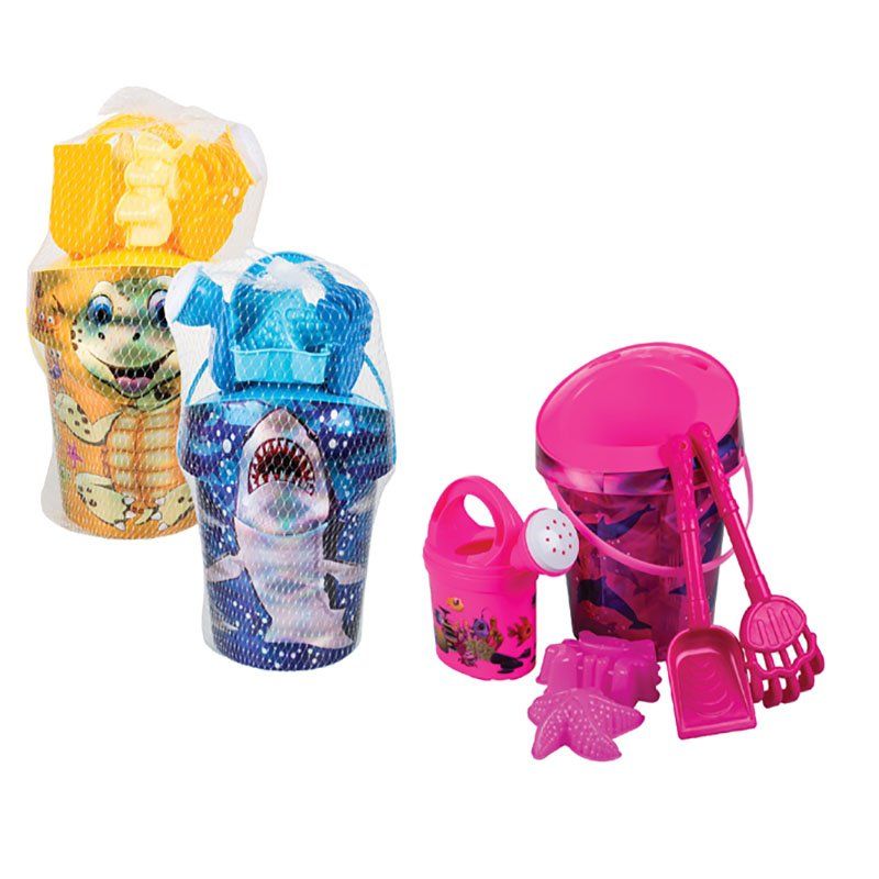 Beach Bucket Set Iridescent 7 Piece (3 Pack) | Shop Today. Get it ...