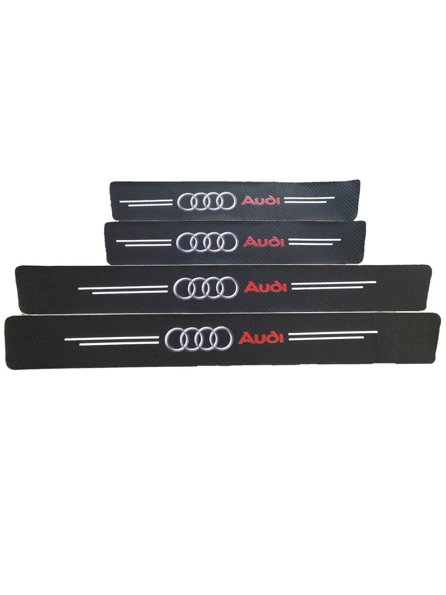 OQ - Car Carbon Fibre Vinyl Door Sill Protector - AUDI | Shop Today ...