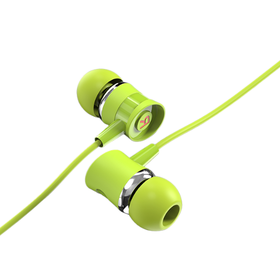 KIN-K801 - Universal Wired Earphone With Super Bass Performance -Neon ...
