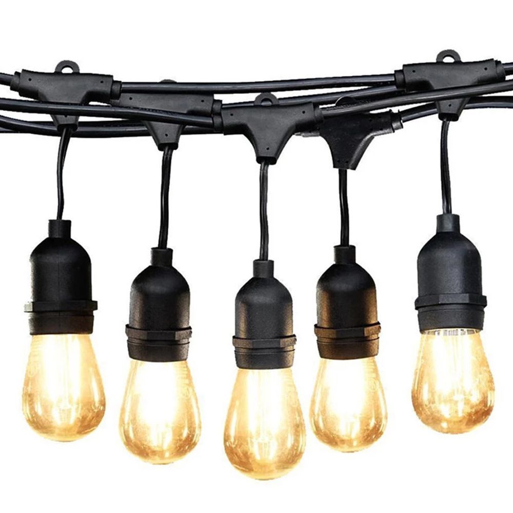 Lighting Outdoor LED Festoon Vintage Blub String Lights | Shop Today ...