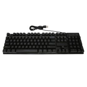 Gaming Keyboard Wired 104 Key Ergonomic Black | Shop Today. Get it ...