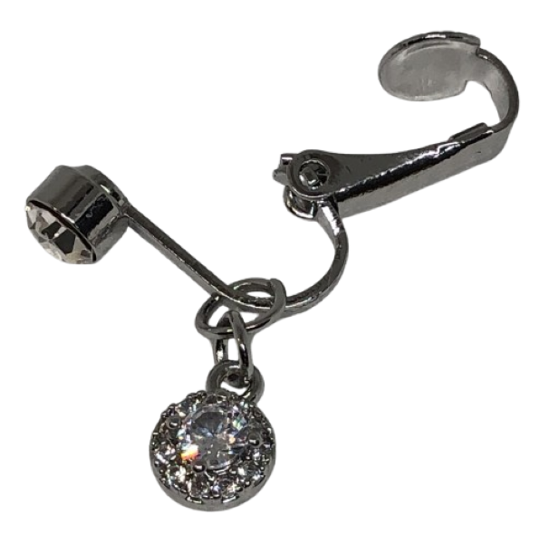 Womens Cubic Zirconia Clip On Belly Ring | Shop Today. Get it Tomorrow ...