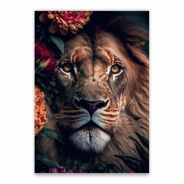 Lion Face Poster - A1 | Shop Today. Get it Tomorrow! | takealot.com