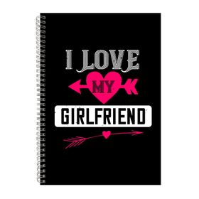 I Love My Girlfriend Notebook Valentine's Day Gift Idea A4 Notepad 159 ...