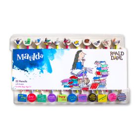 Roald Dahl's Matilda 22 Pencils with Erasers Set | Shop Today. Get it ...