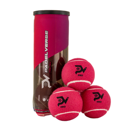 Padel Verse - Pro Padel Balls Pink - Pressurized Can of 3 Balls | Shop ...