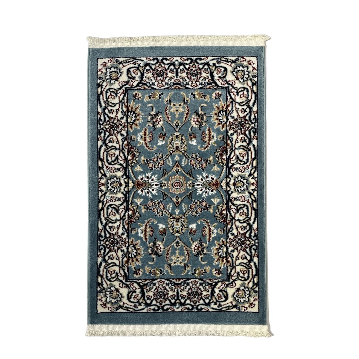 Persian Nain Design Small Rug - Blue - 90 x 60cm | Shop Today. Get it ...