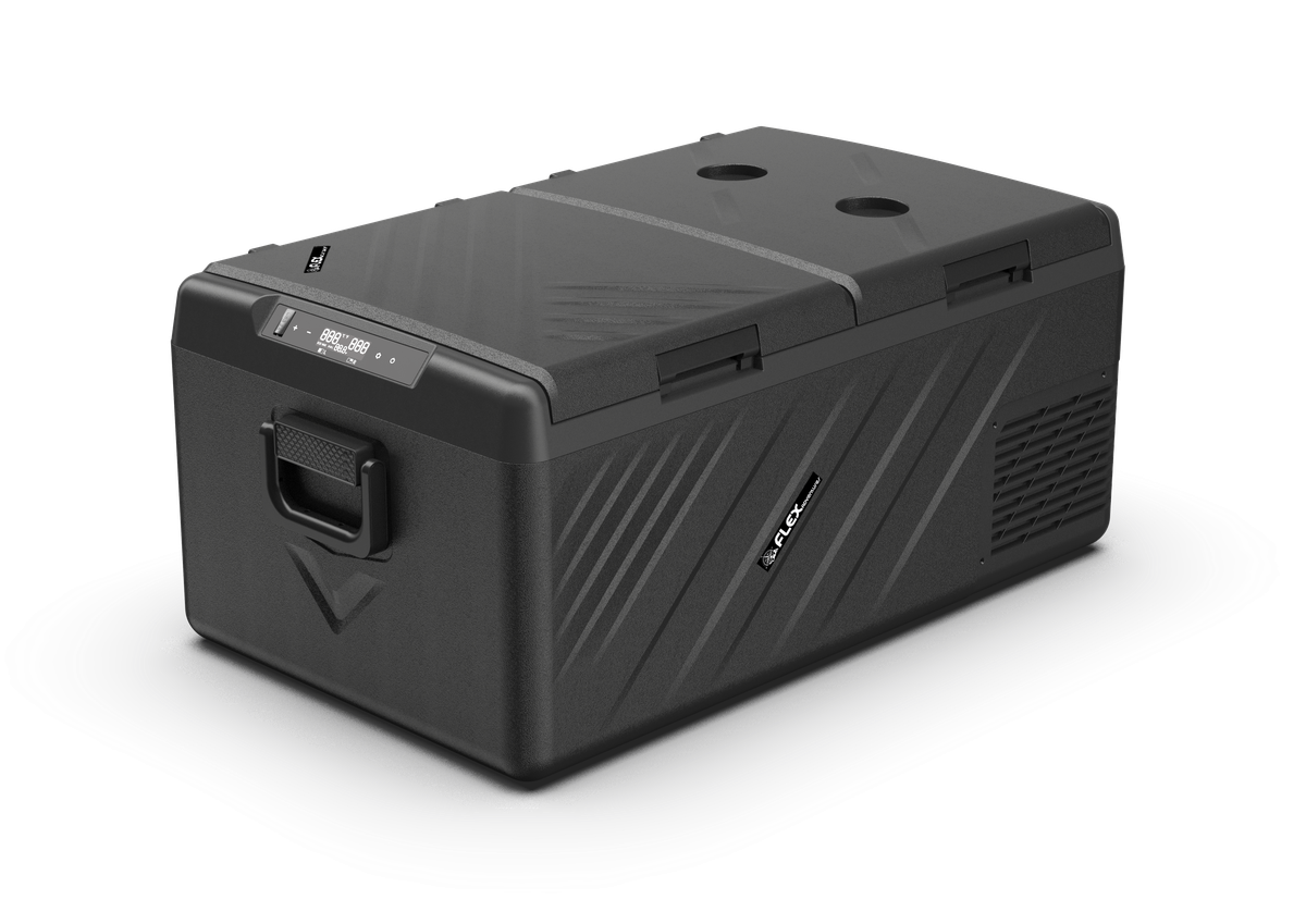 Flex Adventures K.I.D 75 - 75L 12/220V Plastic Dual Zone Fridge/Freezer ...