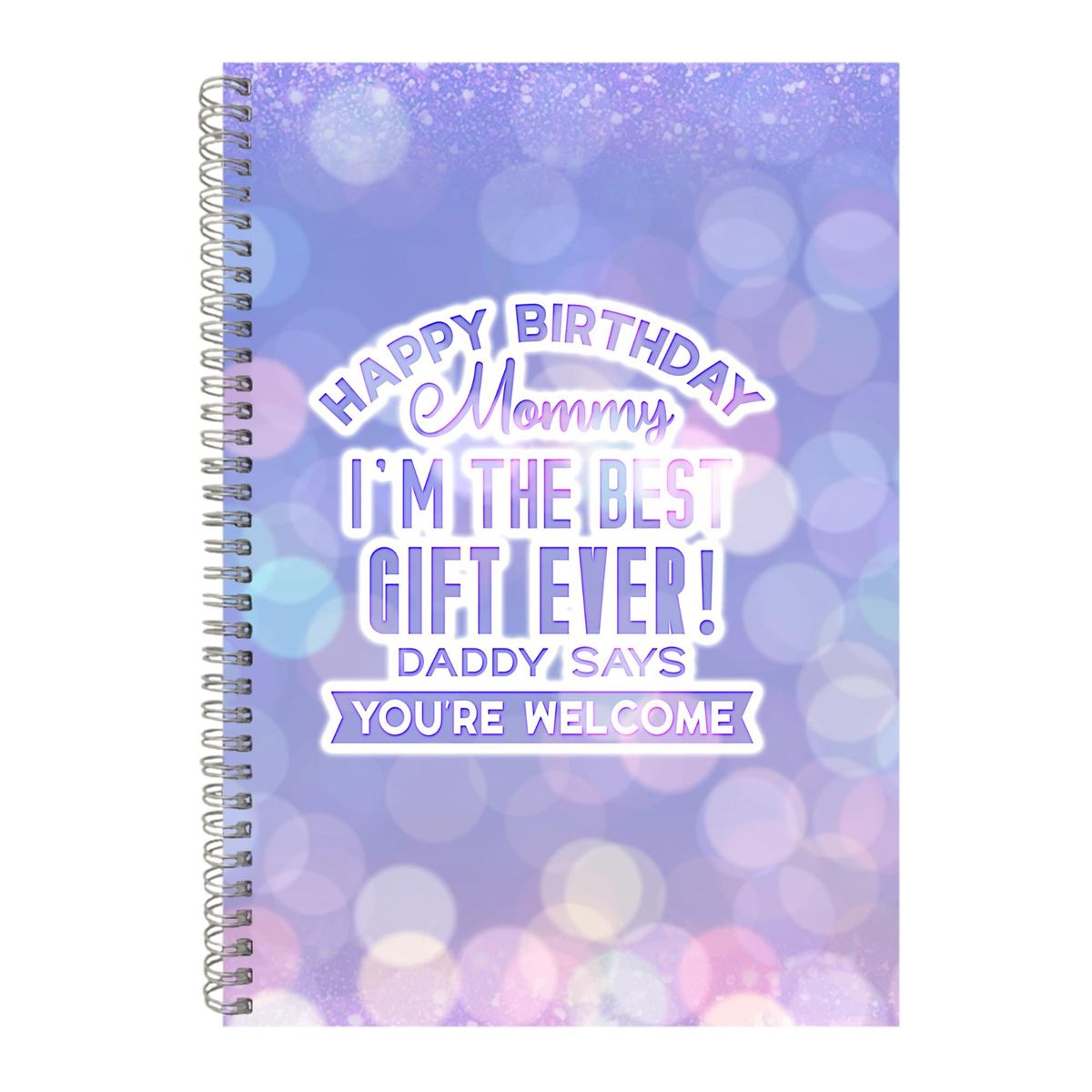 Birthday46 A4 Notebook Spiral and Lined Graphic Notepad Gift for Him ...
