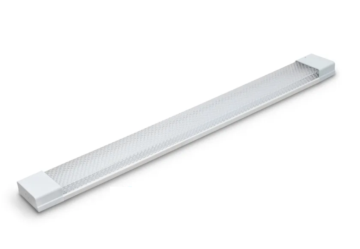 2 Pack - 120cm Slim-Line Prismatic LED Batten Ceiling Light - 36Watt ...
