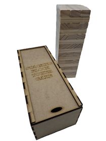 Building Block Game Tower Stacking Game With Wooden Box Family Game ...