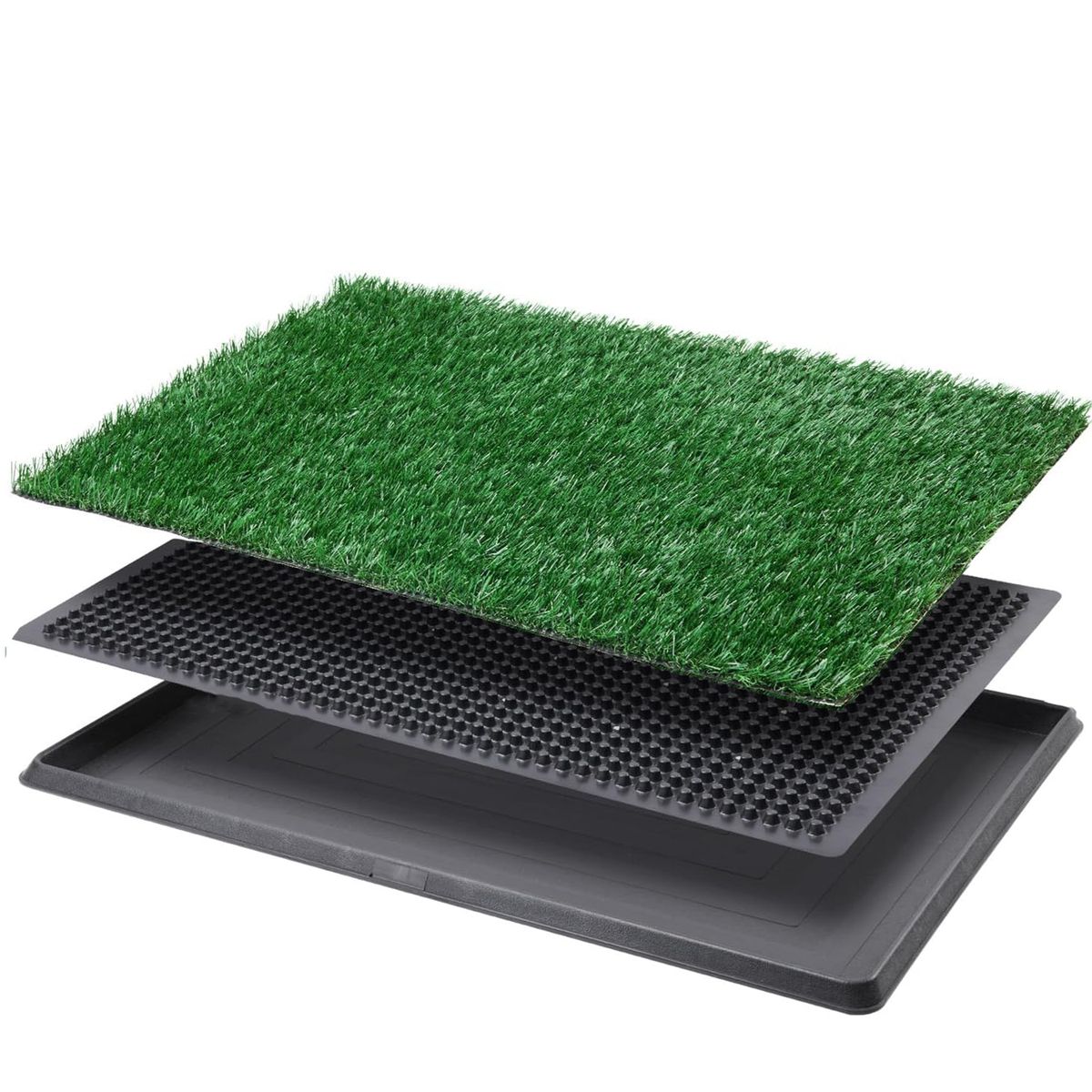 Pet Dog Turf Potty Training Mat 51x76cm Reusable 3-Layer Training ...