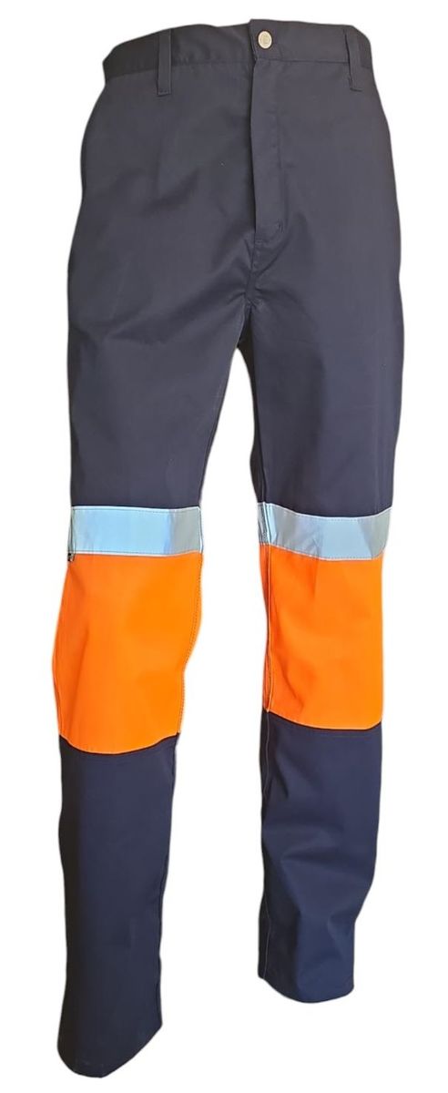 Jonsson Workwear Two Tone Reflective Work Trousers - CP33P | Shop Today ...