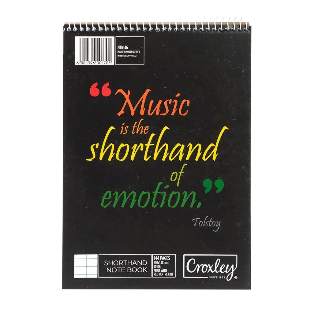 Croxley Short Hand Note Book with No Centre Line A5 144 pages x 5 ...