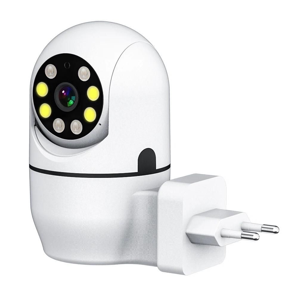 Smart Socket Camera Wireless LED Light Night Vision Motion Detection ...